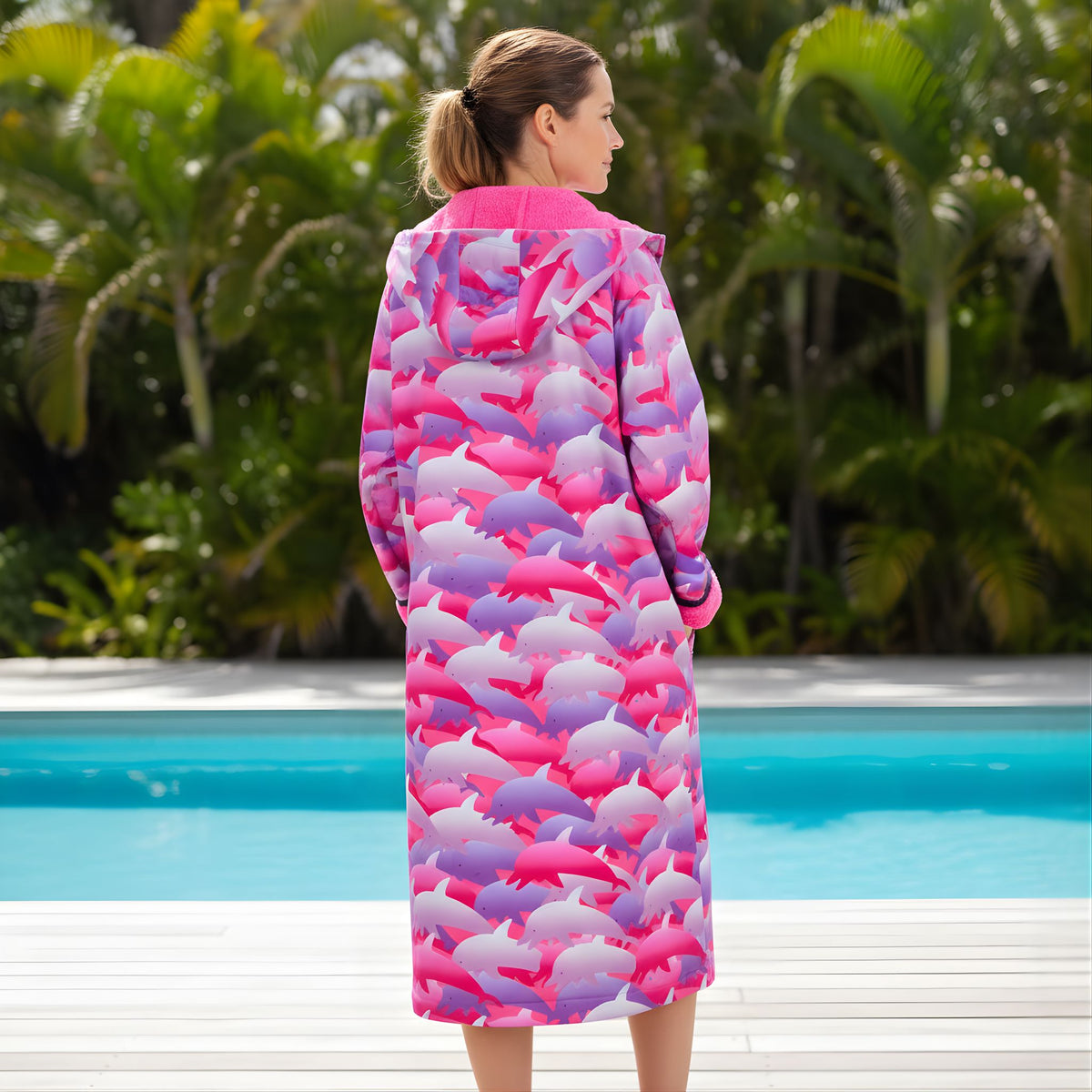 Swim Parka for Adults | Whale Time | AQUADASH – Aquadash