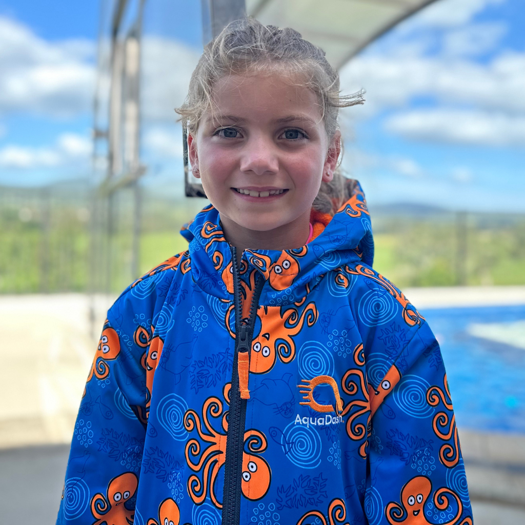 Children's Swim Parka | SUSTAINABLE Kids Swimming Parkas | Aquadash