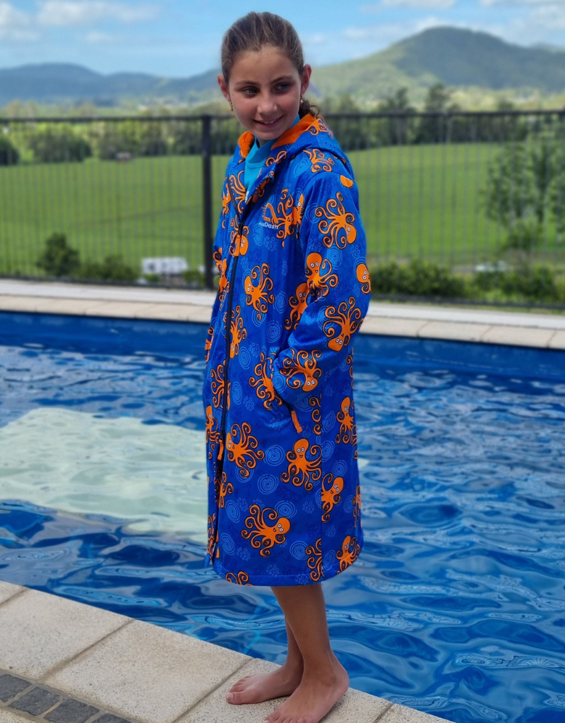 Children's Swim Parka | SUSTAINABLE Kids Swimming Parkas | Aquadash